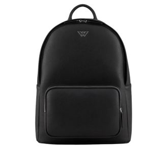 Emporio Armani Rundf&ouml;rmiger Rucksack - - Bags - Herren - Schwarzk - ONE SIZE