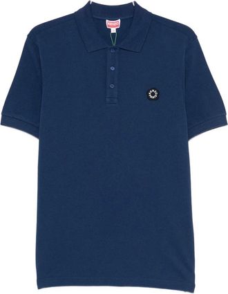 Kenzo Homme, Tops, Bleu, Taille: XL Boke Flower Polo