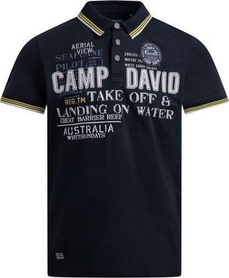 Camp David Poloshirt aus Baumwolle