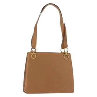 Ferragamo Sac bandouli&egrave;re Pre-owned - Femme - Pre-owned - Beige - Taille: ONE Size
