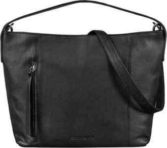 STILORD Marilyn Shopper Cuir Veritable Femme Grand Sac d&eacute;paule Sac &agrave; Main pour les Affaires et le Shopping Besace Bandouli&egrave;re en Cuir, Couleur:noir