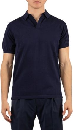 Saint Barth Homme, Tops, Bleu, Taille: S Maglia
