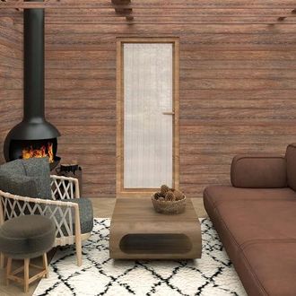 Soleil d'Ocre Vorhang f&uuml;r Fenstert&uuml;r, 70 x 200 cm, Cali