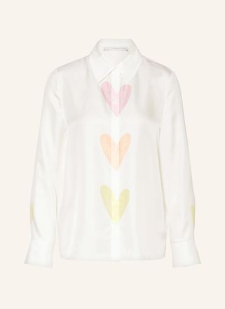 Herzen'sangelegenheit Herzens Angelegenheit Hemdbluse Aus Seide weiss