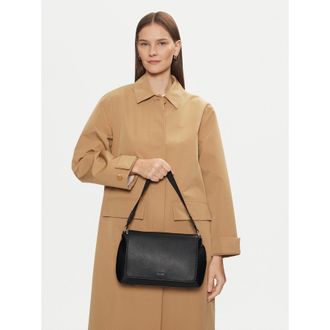 Calvin Klein Handtasche Calvin Klein Ck Must Top Handle Bag_Caviar K60K613085 Schwarz