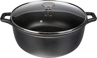 De Buyer Choc Extreme Bratentopf mit Glasdeckel 28cm induktion