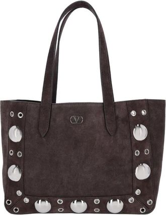 Valentino Garavani Shopper & Totes - Structured Brown Handbag With Subtle Detailing - Gr. unisize - in Braun - f&uuml;r Damen
