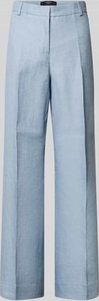 Max Mara Regular Fit straight Leg Anzughose aus reinem Leinen Modell MALIZIA