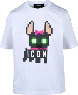 Dsquared2 Femme, Tops, Blanc, Taille: 36 FR T-shirt