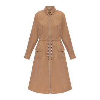 Moncler Kleid mit Tunnelzug in der Taille - - Dresses - Damen - Braun - S