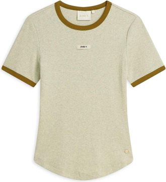 JOSH V Femme, Tops, Vert, Taille: 38 FR Cody Fitted T-Shirt