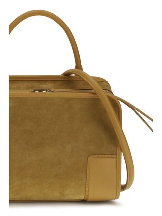 Loewe Amazona 180 Suede Shoulder Bag - Orange