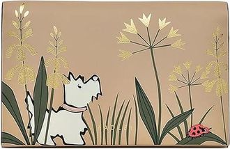 Radley London Stone Garden Wanderer Porte-monnaie en cuir Motif chien Taille M