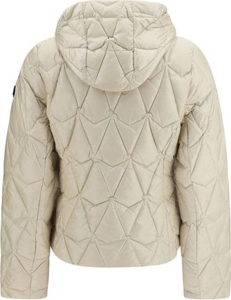 Moose Knuckles Quilted Goose Down Down Jacket - Beige