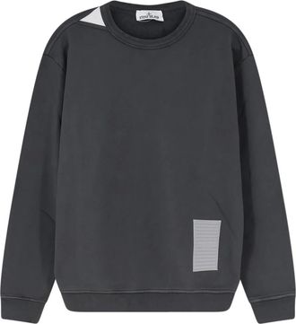 Stone Island Homme, Sweatshirts et sweats &agrave; capuche, Gris, Taille: M SweaT-shirt