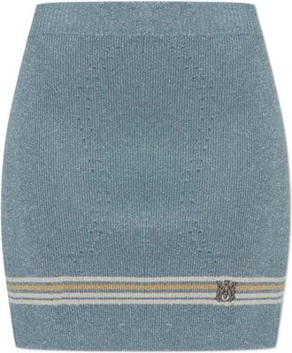 Amiri Femme, Jupes, Bleu, Taille: 36 FR Skirt