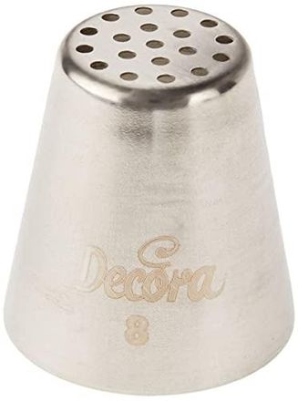 Decora 0263415 Cornet &eacute;toil&eacute; blister&eacute; Herbe et Fils Fins, Cornet en Acier sans Soudure, &Agrave; Utiliser sans Adaptateur, Conditionn&eacute; Individuellement sous Blister