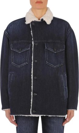 Dondup Oversized Denimjacke - - Jackets - Damen - Blau - M