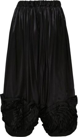 Comme Des Garçons pantalon à fronces - Noir