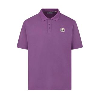 Aquascutum Polo Shirt - - Tops - Herren - Lila - 2XL