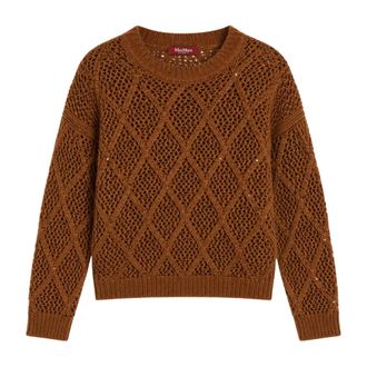 Max Mara Damen, Strickwaren, Braun, MGr&ouml;&szlig;e