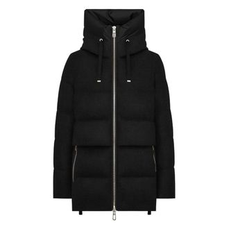 Duno Kurze Schwarze Parka Jacke - - Coats - Damen - Schwarzk - XL