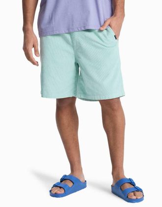 Quiksilver Taxer - Walkshorts aus Cord in Blau, 18 Zoll Schrittl&auml;nge