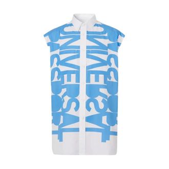 Burberry Universal Passport &Auml;rmelloses Hemd - - Blouses & Shirts - Damen - Blau - M