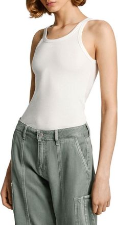 Pepe Jeans London Damen Eliel T-Shirt, White (Mousse White), XS