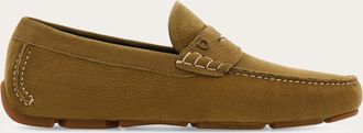 Ferragamo Herren Driver-Pennyloafer Braun Gr&ouml;&szlig;e 40.5