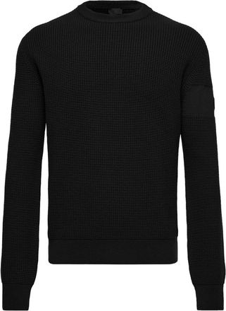 Moncler Moncler Logo Wool Jumper, Men, Black, Size: Xxl