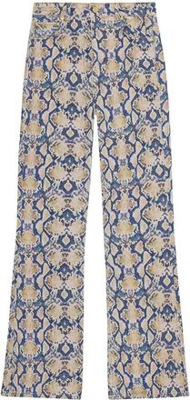 Ganni Straight Leg Jeans - Blau