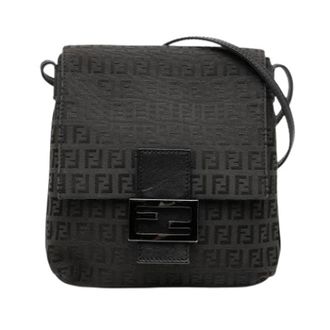 Fendi Pre-owned Canvas Crossbody Bag - - Pre-owned - Damen - Schwarzk - ONE SIZE