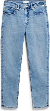 Armedangels Damen Boyfriend Jeans recycelter Baumwoll Mix Comfort Stretch CAYAA TARPA Boyfriend Fit Clear