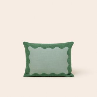 Madura Housse De Coussin Namata Vert aqua - VERT