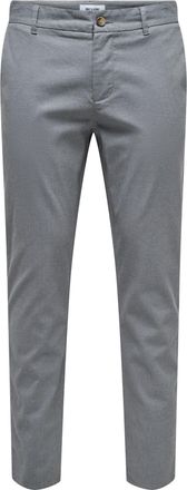 Only & Sons Herren ONSMARK PETE Slim Dobby 0058 Pant NOOS Chinohose, Grey Pinstripe/Detail:Griffin, 33W x 32L