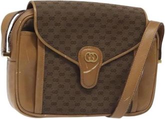 Gucci Pre-owned Toile sacs-gucci - Femme - Pre-owned - Brun - Taille: ONE Size