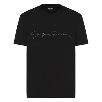 Giorgio Armani Uc99 T-Shirt - - Tops - Herren - Schwarzk - XL