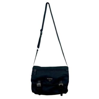 Prada Sac bandouli&egrave;re vintage doccasion - Femme - Pre-owned - Noir - Taille: ONE Size