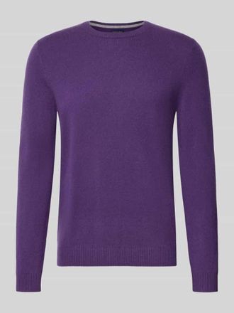 Christian Berg Kaschmirpullover mit gerippten Abschl&uuml;ssen