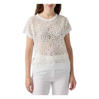 Le Tricot Perugia Damen, Strickwaren, Wei&szlig;, SGr&ouml;&szlig;e
