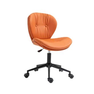 Generic Armloser B&uuml;rostuhl, Ergonomische Computerst&uuml;hle, H&ouml;henverstellbar Und Um 360&deg; Drehbarer Sitz, Geeignet for Das Heimb&uuml;ro, Kann 200 Kg Tragen(Color2)
