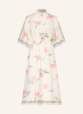 Mos Mosh Mos Mosh Kleid Mmbunno Mit Schmuckperlen Und 3/4-Arm weiss