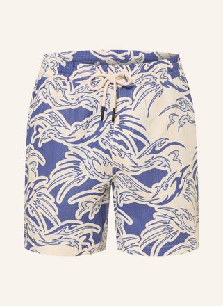 OAS Oas Leinenshorts Rouge Porto blau