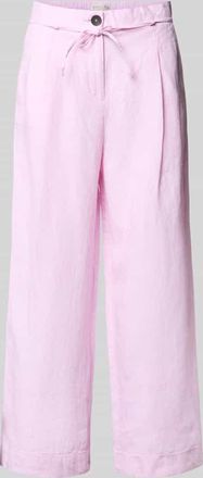 Christian Berg Leinenhose mit Bindeg&uuml;rtel