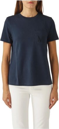 Max Mara Femme, Tops, Bleu, Taille: 36 FR T-Shirt S