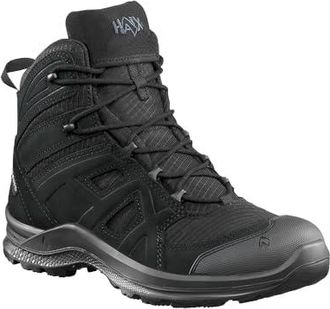 Haix Black Eagle Athletic 2.0 V GTX mid/black Cuir de daim moderne combiné avec GORE-TEX. noirUK 6.5 / EU 40