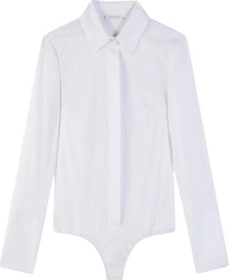 Patrizia Pepe Femme, Tops, Blanc, Taille: 38 FR Body chemise