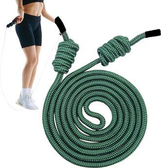 Generico Springseil: 3 m verstellbares Fitness-Springseil, Hochleistungs-Springseil, langlebiges Trainingsger&auml;t, weiches Rotationskabel | gewichtete Geschwindi