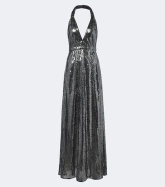Dolce & Gabbana Maxikleid mit Pailletten